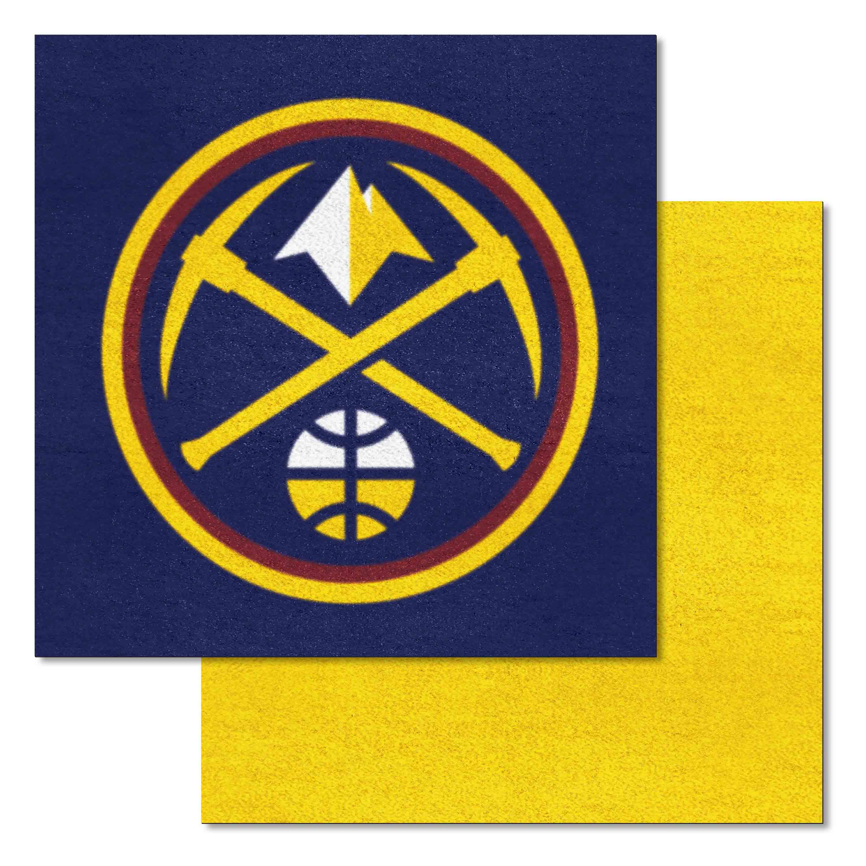 NBA - Denver Nuggets 18"x18" Carpet Tiles - Walmart.com