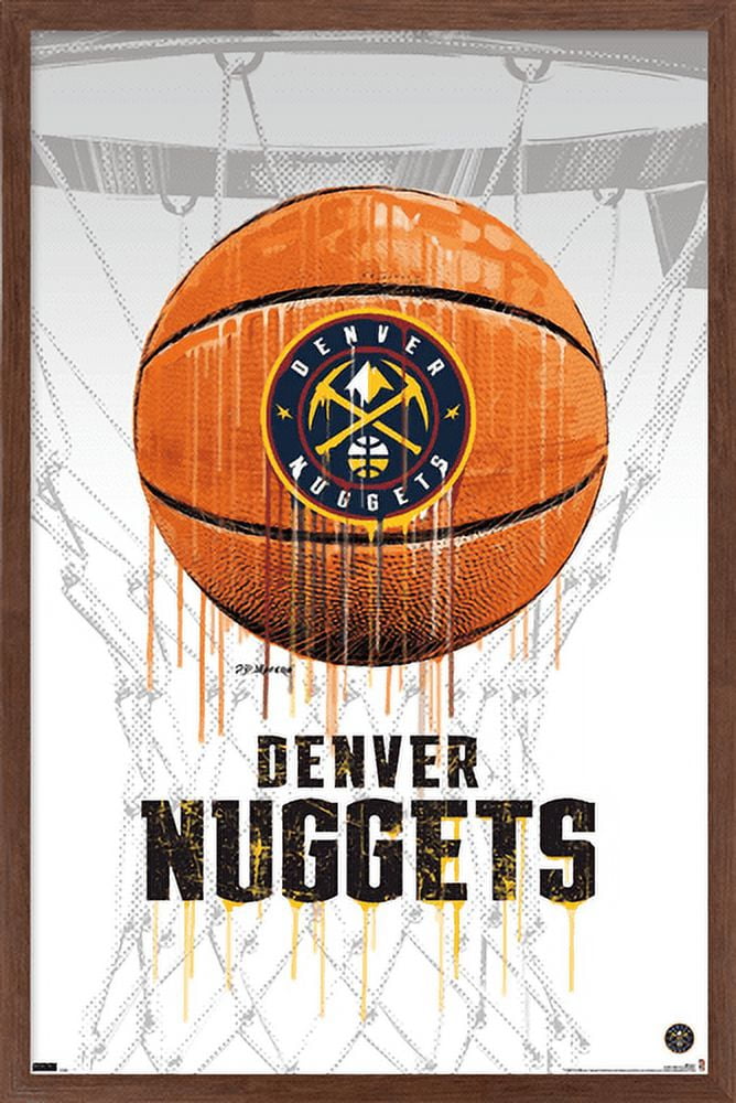 NBA Denver Nuggets - Drip Basketball 21 Wall Poster, 14.725" x 22.375 ...