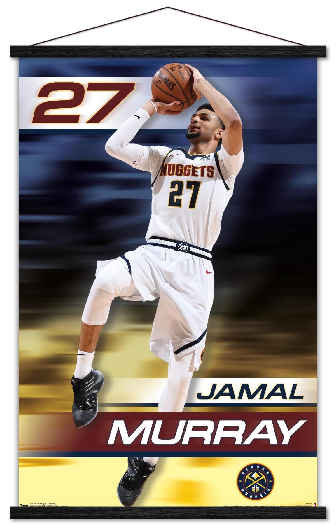 NBA Denver Nuggets - Jamal Murray 19 Wall Poster with Magnetic Frame ...