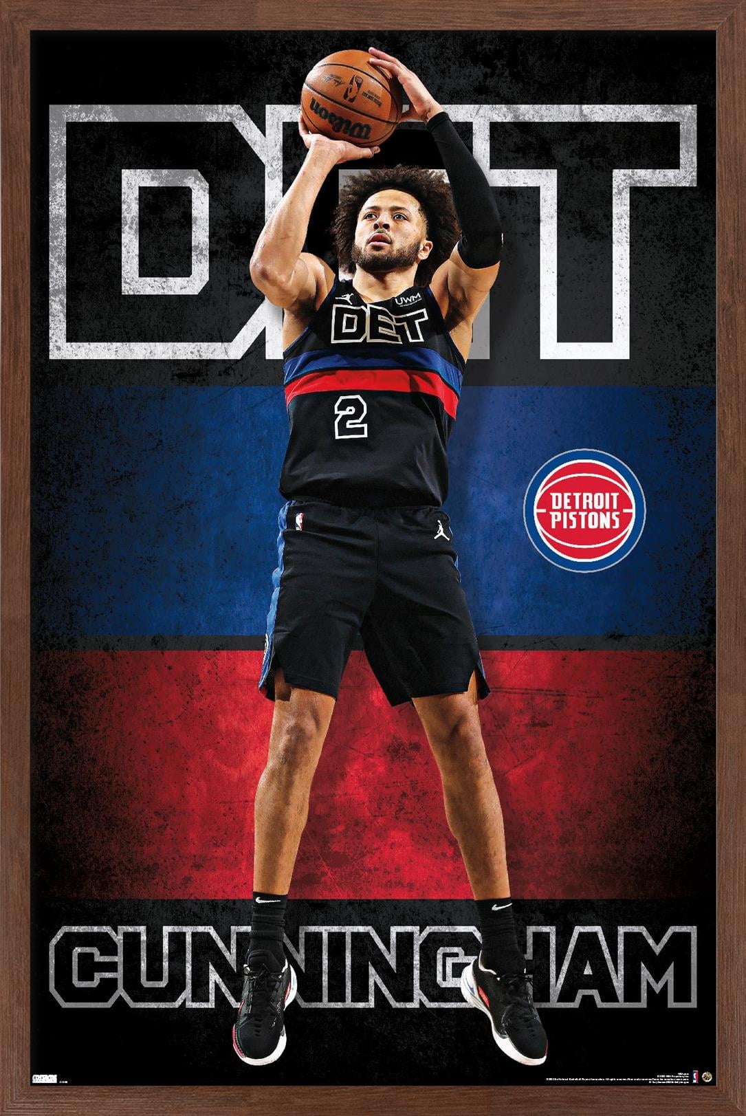 NBA Detroit Pistons - Cade Cunningham 23 Wall Poster, 22.375" x 34 ...