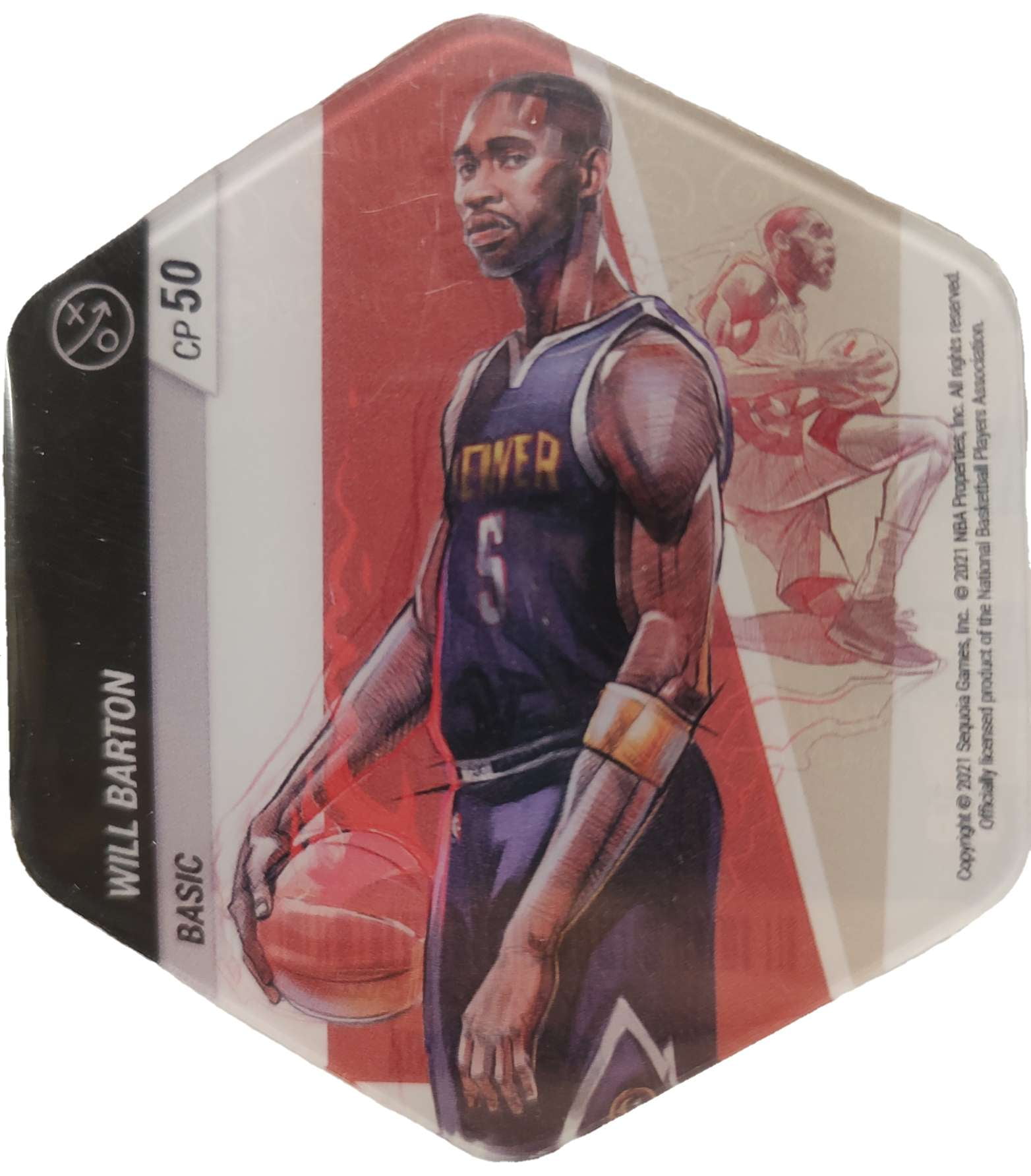 NBA FLEX Basic Will Barton Player Flexagon - Walmart.com