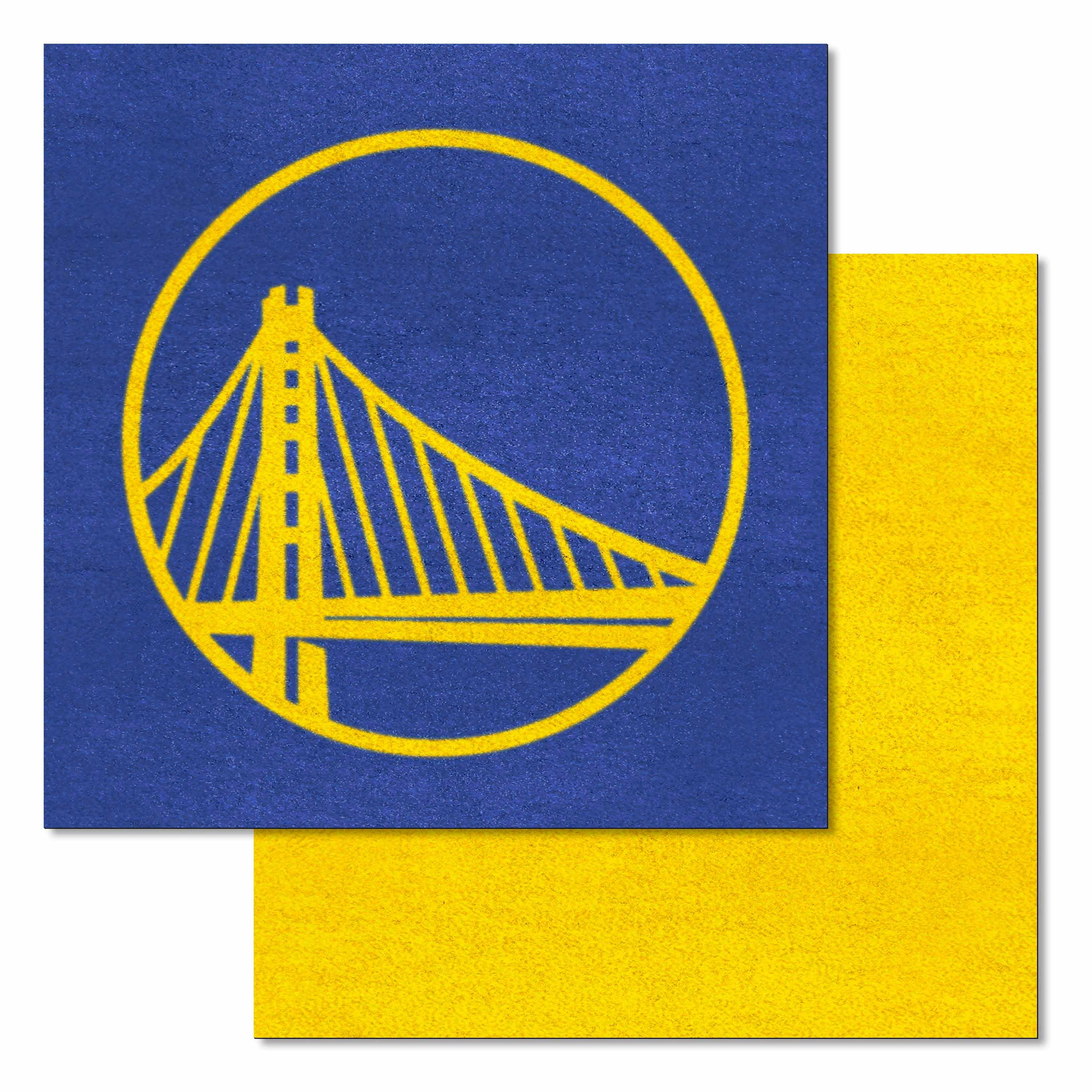 NBA - Golden State Warriors 18"x18" Carpet Tiles - Walmart.com