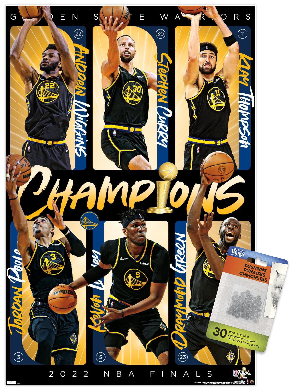 NBA Golden State Warriors - 2022 Commemorative NBA Finals Champions ...