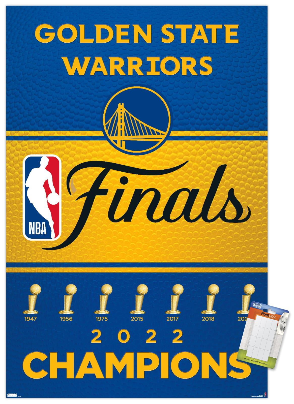 NBA Golden State Warriors - 2022 Commemorative NBA Finals Team Logo ...