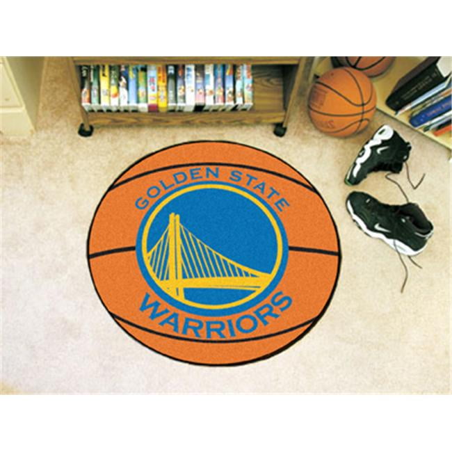 NBA - Golden State Warriors Basketball Rug - 27in. Diameter 10213 ...