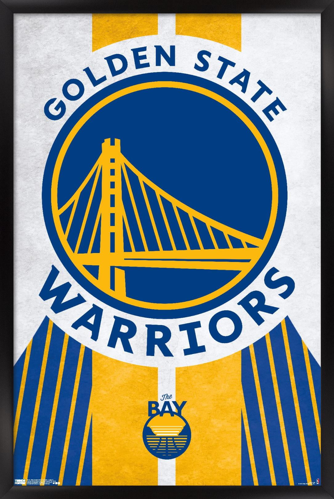 NBA Golden State Warriors - Logo 19 Wall Poster, 14.725" x 22.375 ...