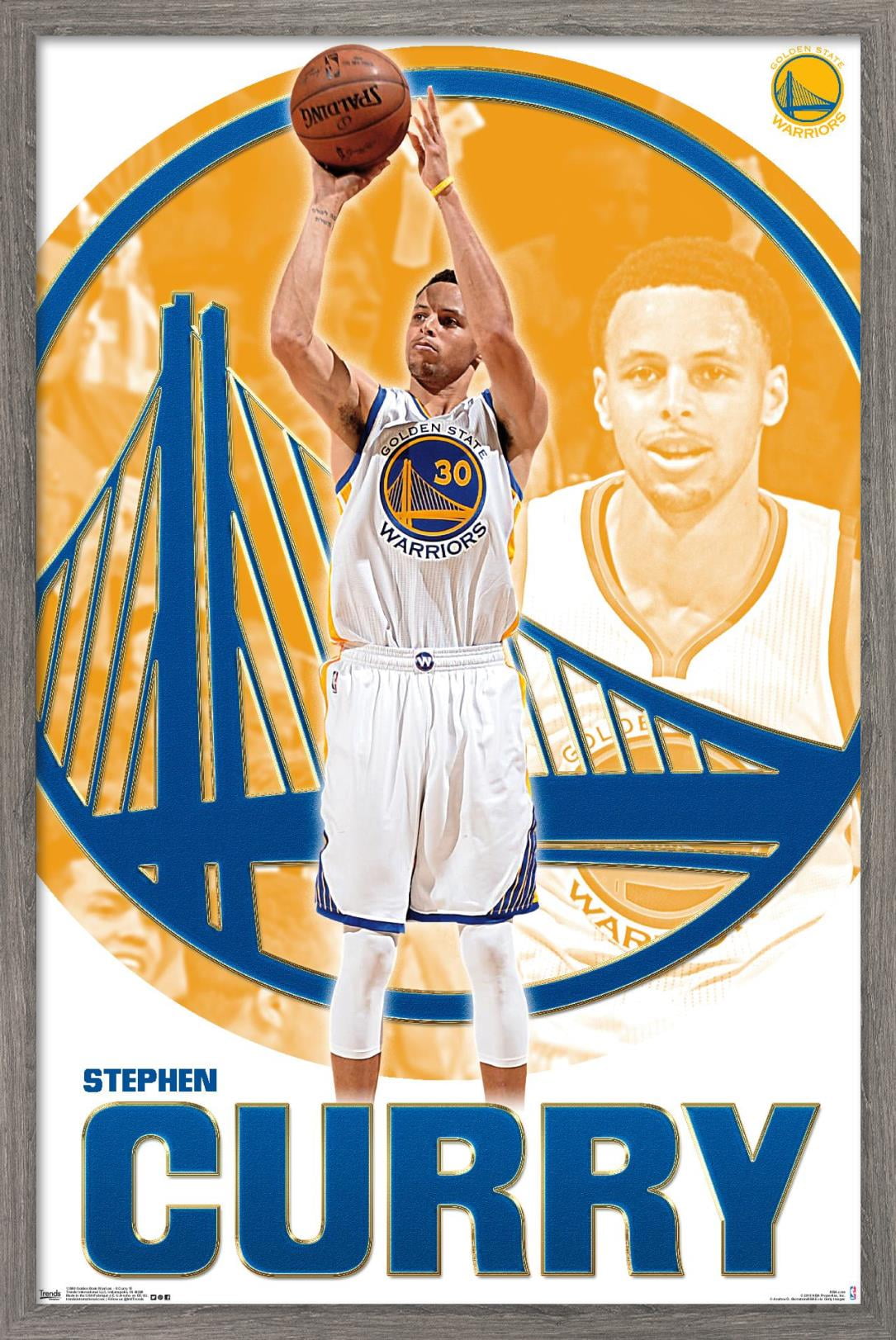 NBA Golden State Warriors - Stephen Curry 15 Wall Poster, 22.375" x 34 ...
