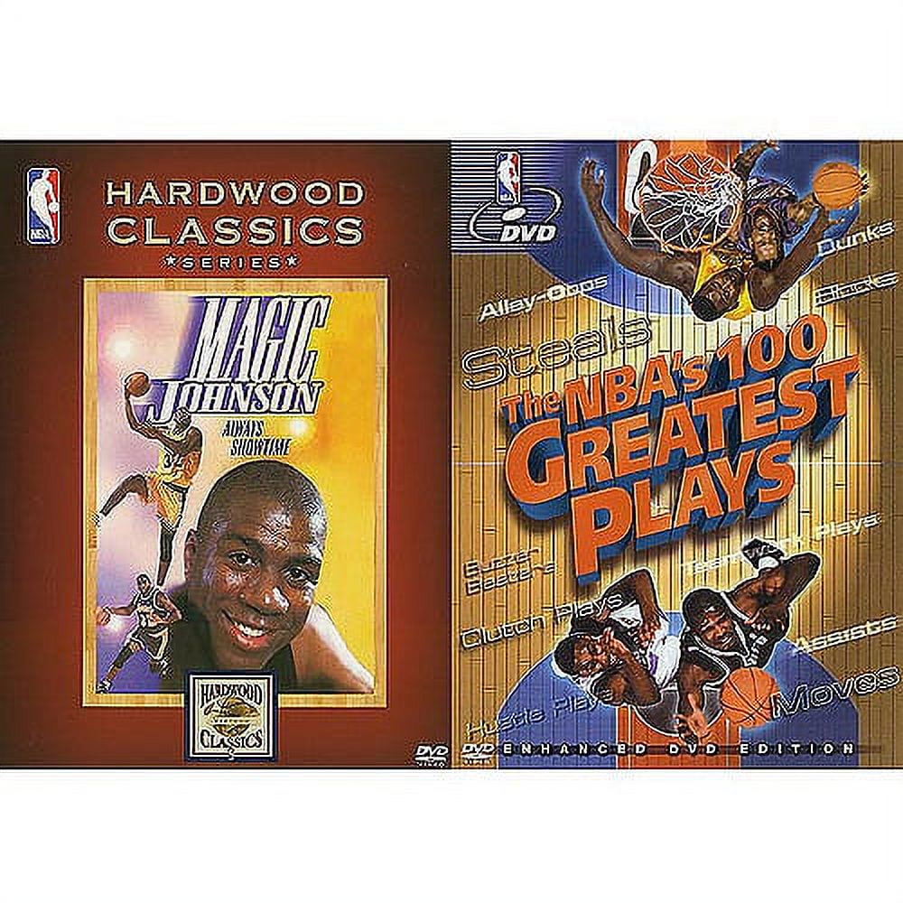 NBA Hardwood Classics: Magic Johnson/NBA 100 Greatest Plays (DVD) (2 ...