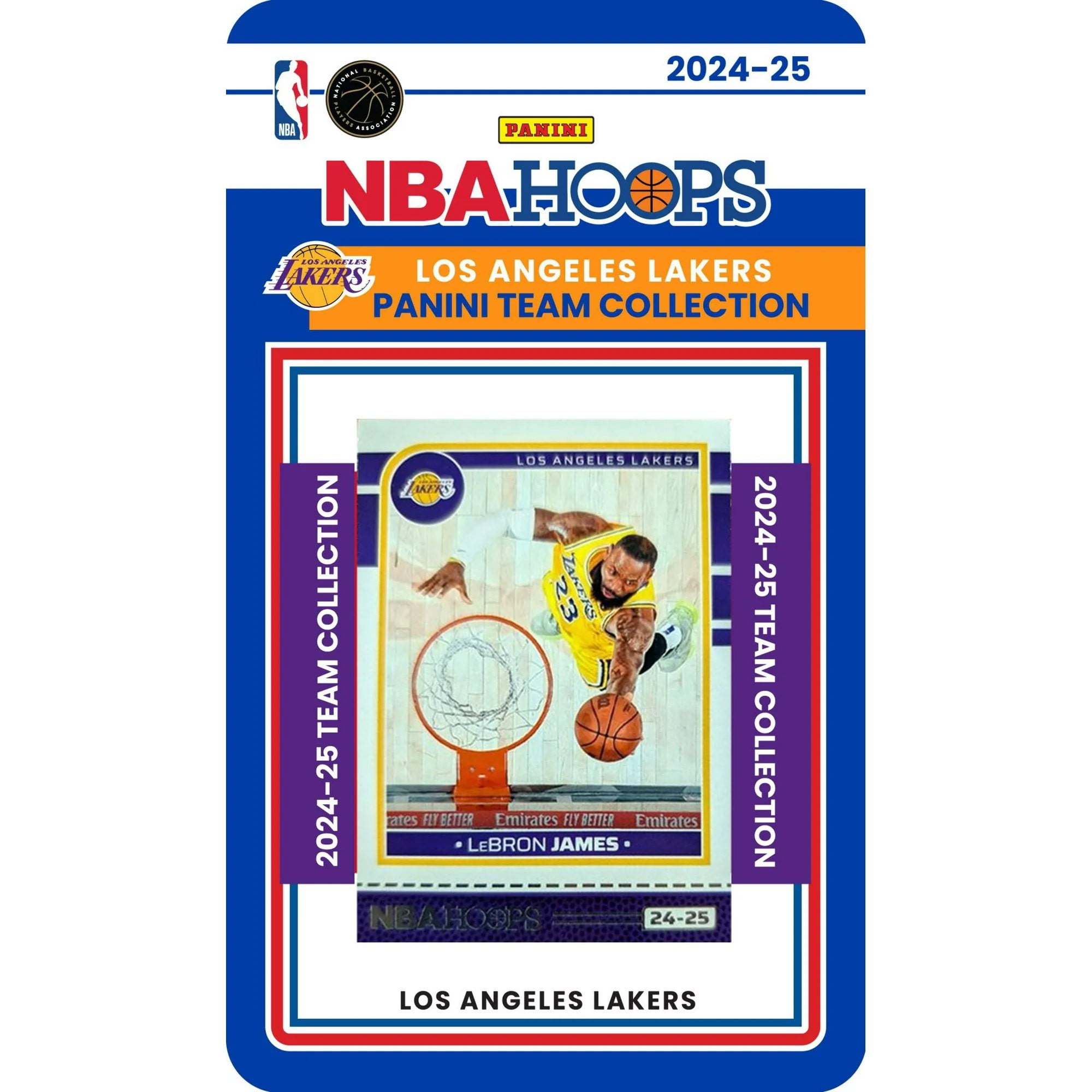 NBA Hoops 2024-25 Team Collection Los Angeles Lakers Trading Card Team ...