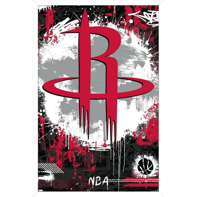 NBA Houston Rockets - Maximalist Logo 23 Wall Poster, 22.375" x 34 ...