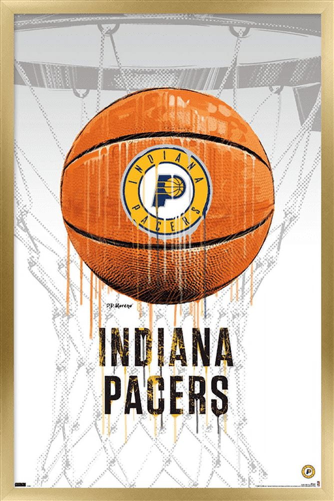 NBA Indiana Pacers - Drip Basketball 21 Wall Poster, 14.725" x 22.375 ...