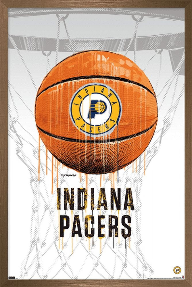NBA Indiana Pacers - Drip Basketball 21 Wall Poster, 22.375" x 34 ...
