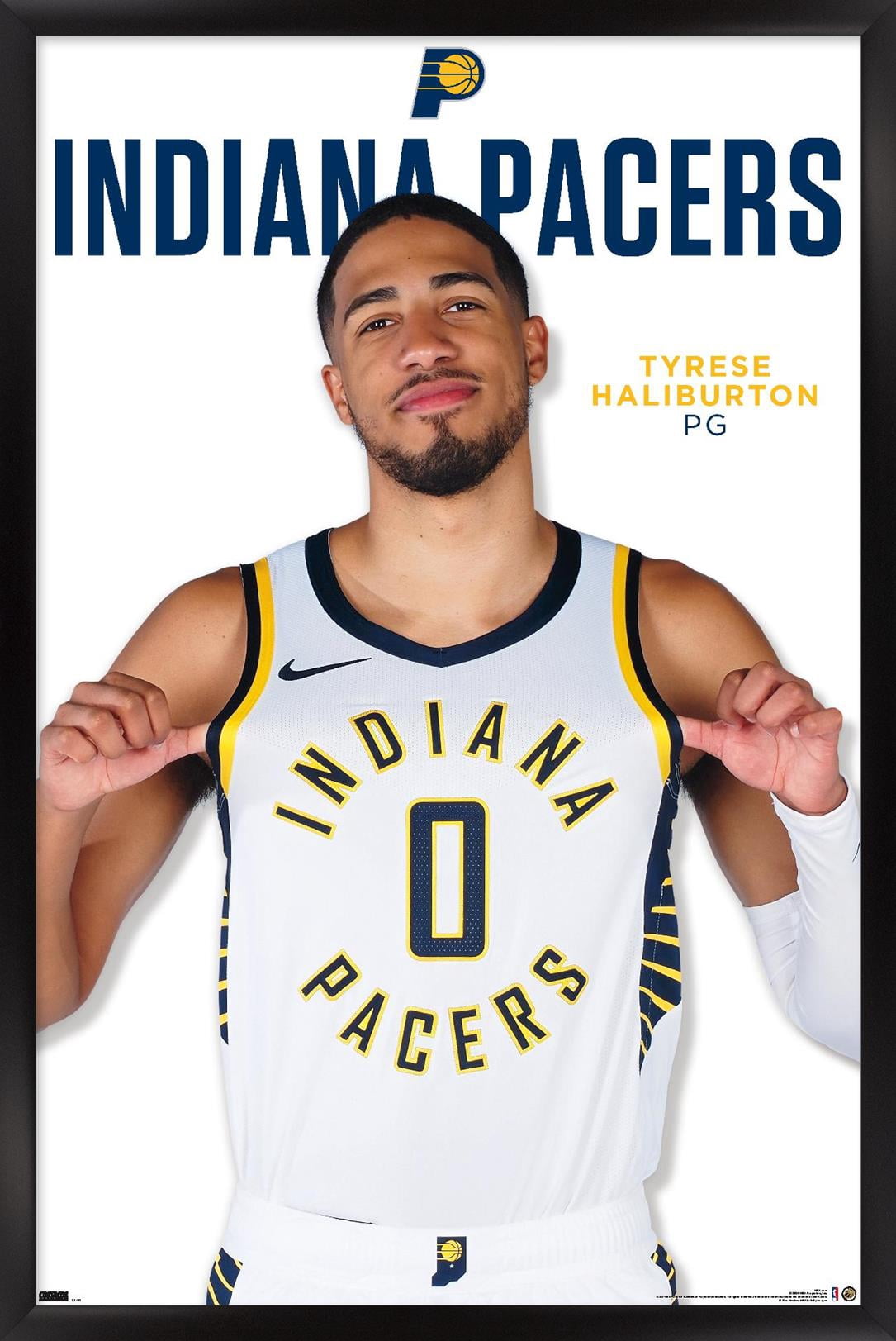 NBA Indiana Pacers - Tyrese Haliburton Feature Series 24 Wall Poster ...
