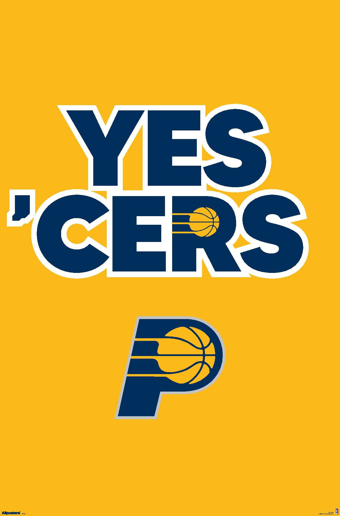 NBA Indiana Pacers - YES 'CERS 25 Wall Poster, 22.375" x 34" - Walmart.com