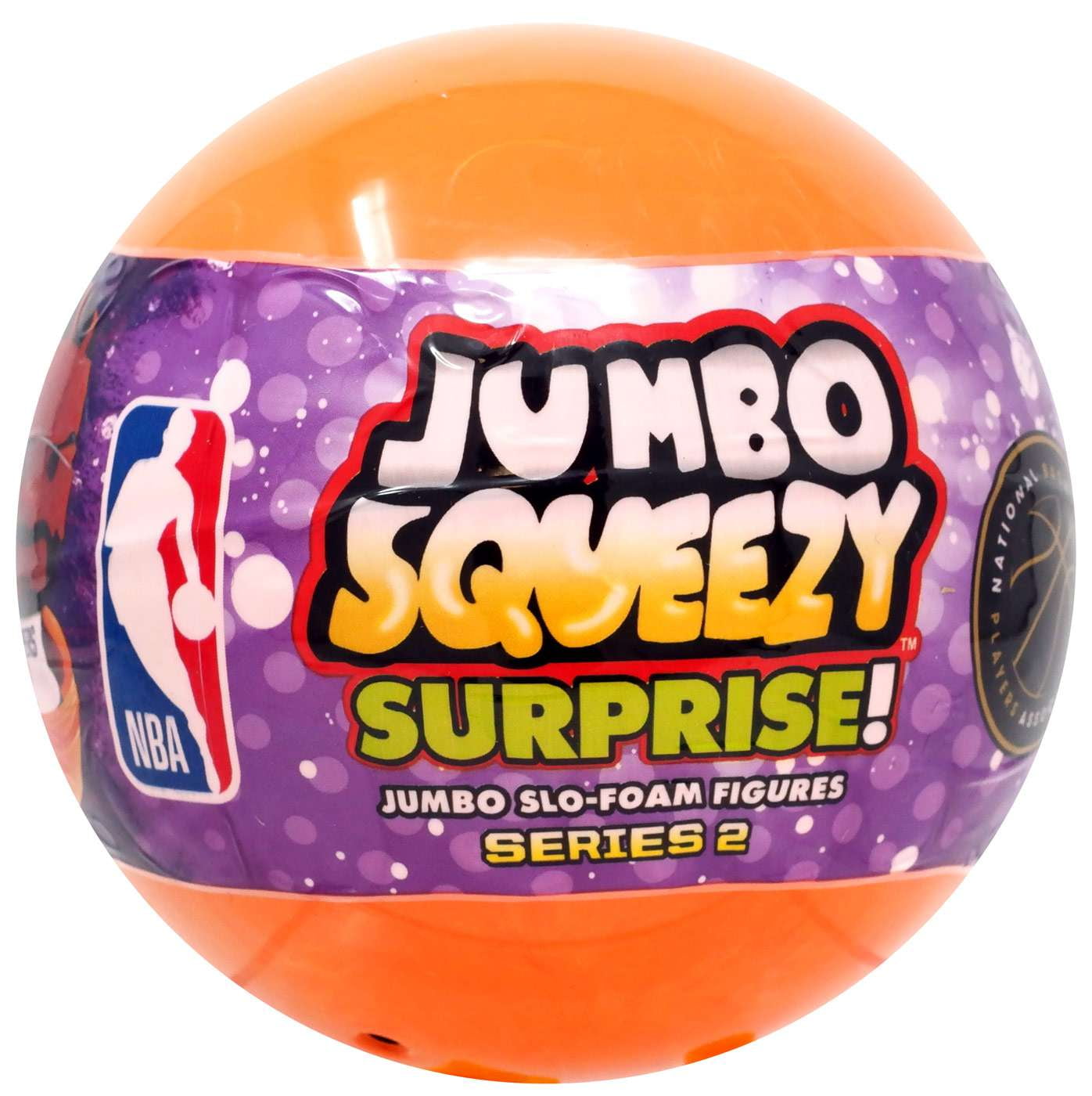 NBA Official Jumbo Squeezy Series 2 Basketball Mystery Pack Toy, Soft ...
