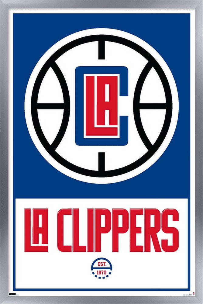 NBA LA Clippers - Logo 21 Wall Poster, 22.375" x 34", Framed - Walmart.com