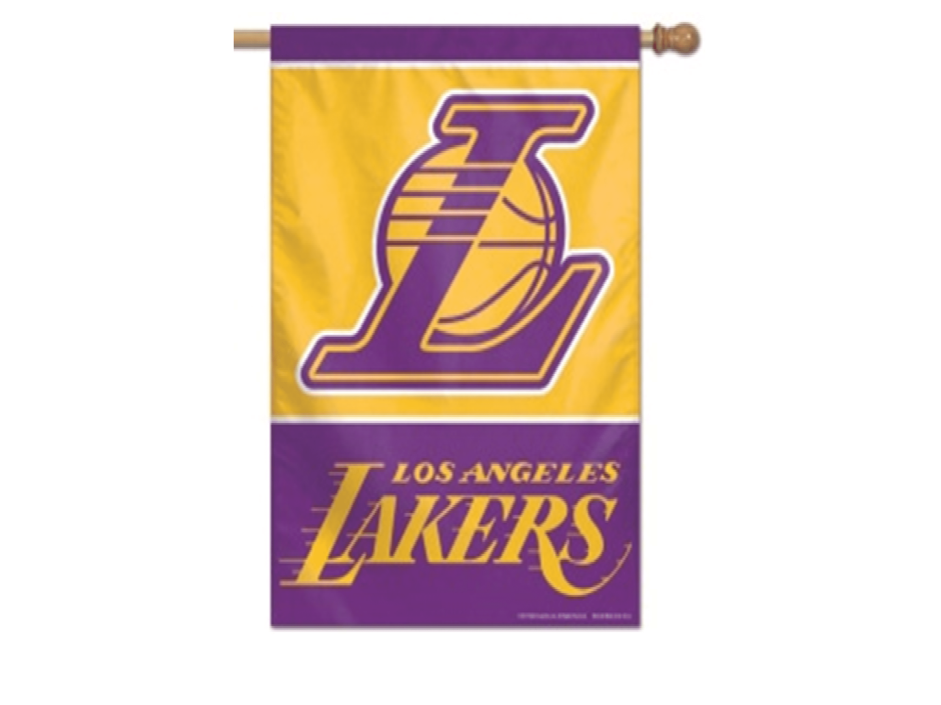 NBA LA LAKERS Heavy Duty Flag Banner 27"x37" - Walmart.com