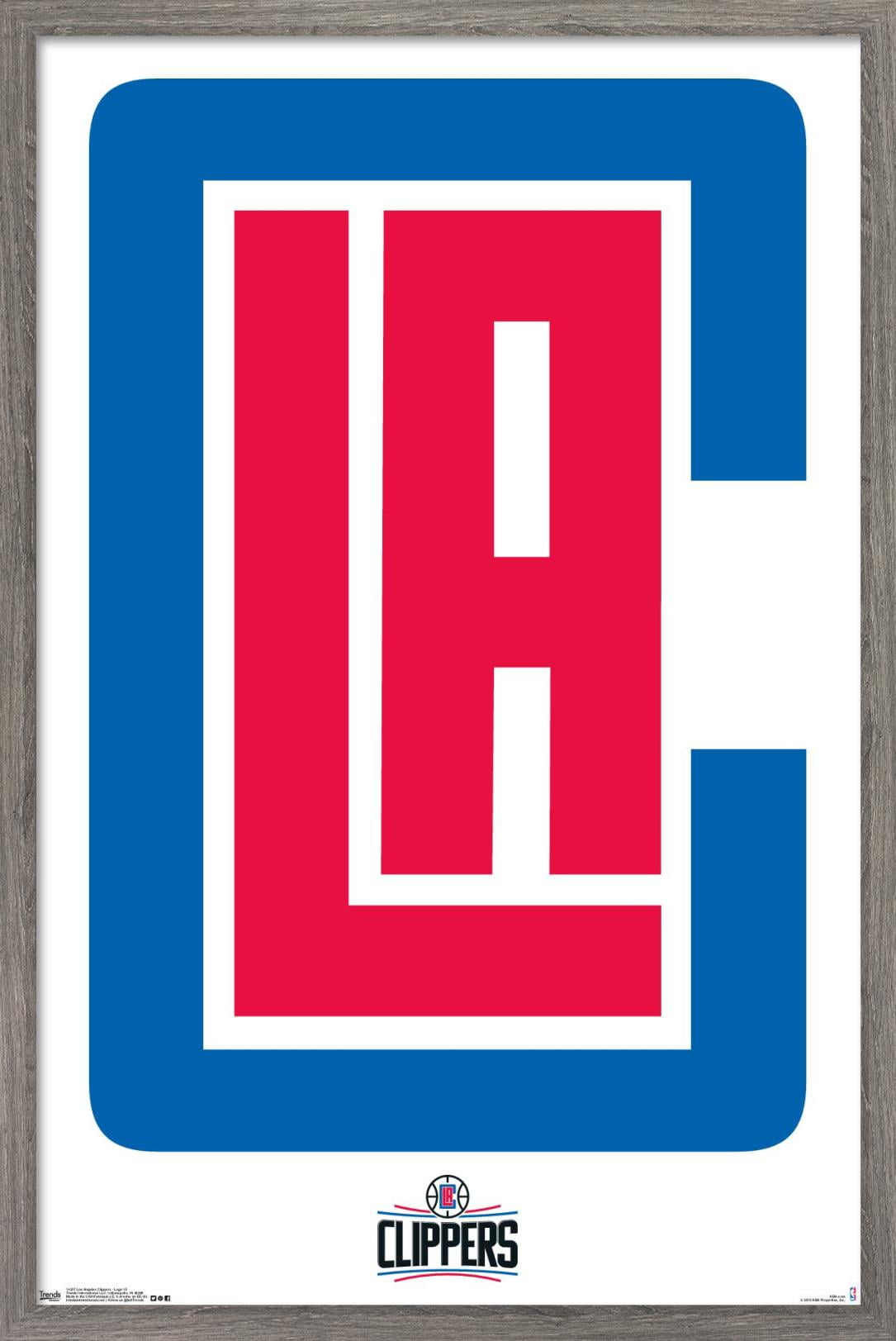 NBA Los Angeles Clippers - Logo 15 Wall Poster, 22.375" x 34", Framed ...