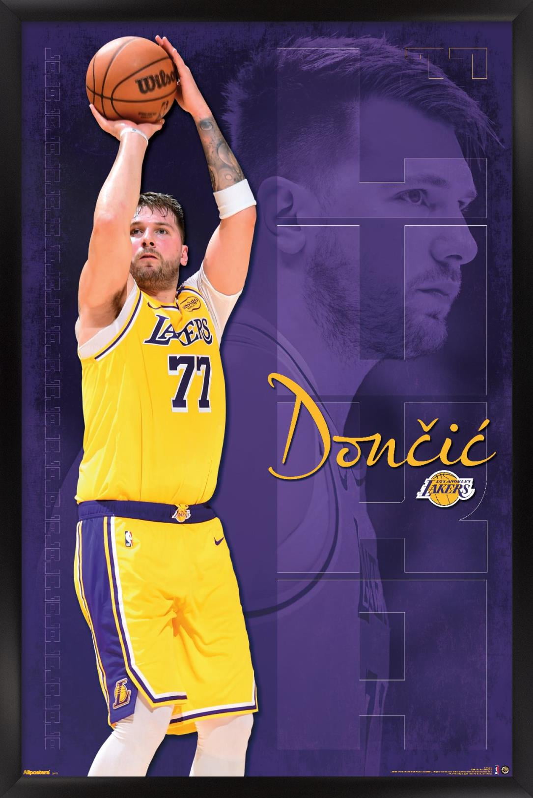 NBA Los Angeles Lakers - Luka Doncic 25 Wall Poster, 14.725" x 22.375 ...