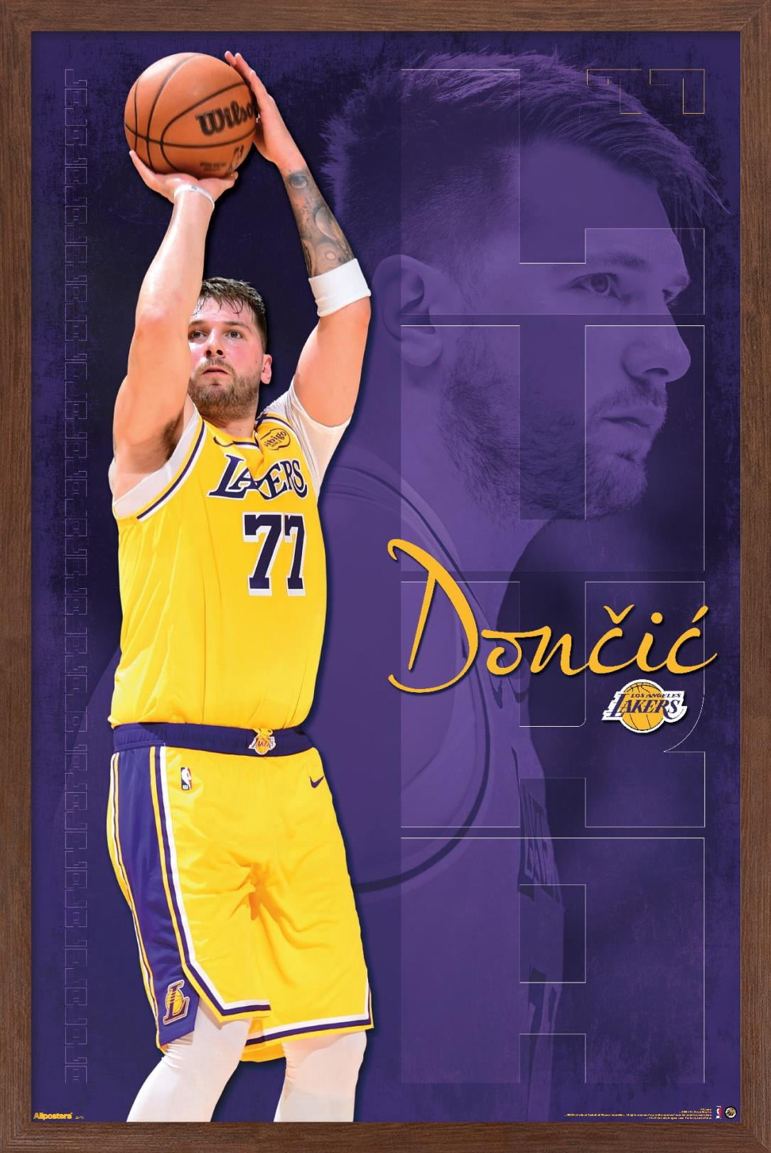 NBA Los Angeles Lakers - Luka Doncic 25 Wall Poster, 14.725" x 22.375 ...