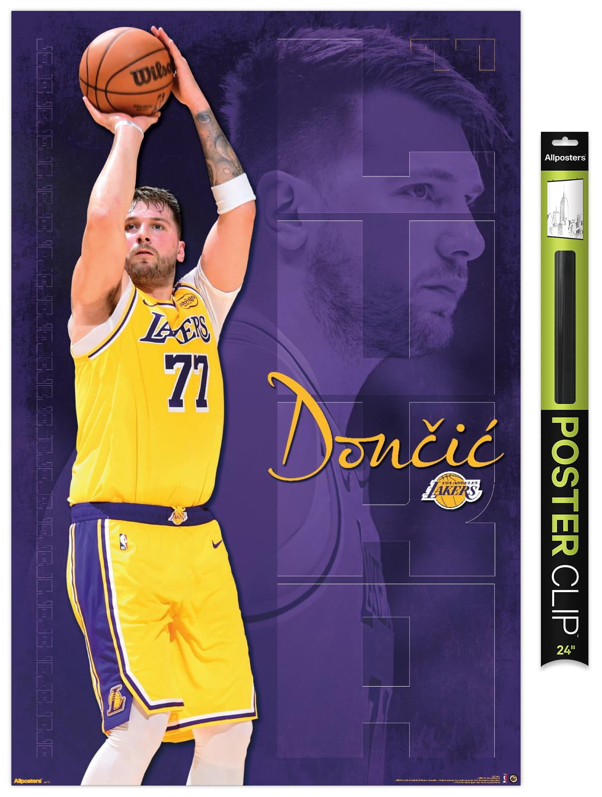 NBA Los Angeles Lakers - Luka Doncic 25 Wall Poster, 22.375" x 34 ...