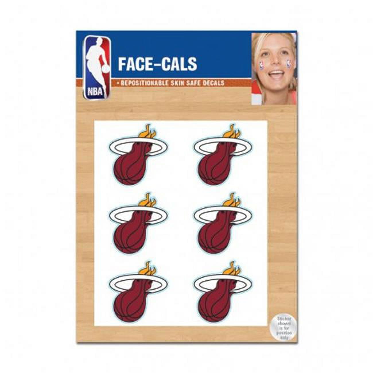 NBA Miami Heat Prime 3" x 5" Mini Face Cal - Walmart.com