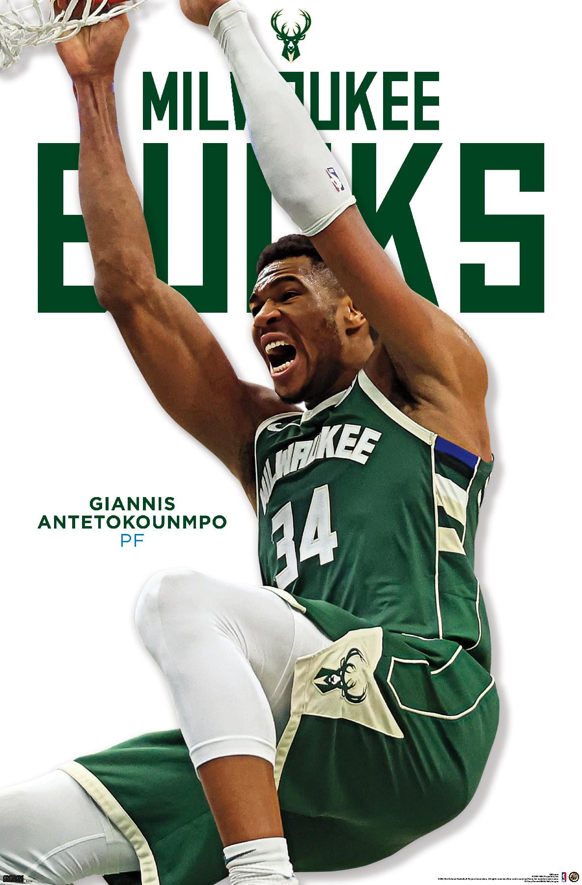 NBA Milwaukee Bucks - Giannis Antetokounmpo Feature Series 24 Wall ...