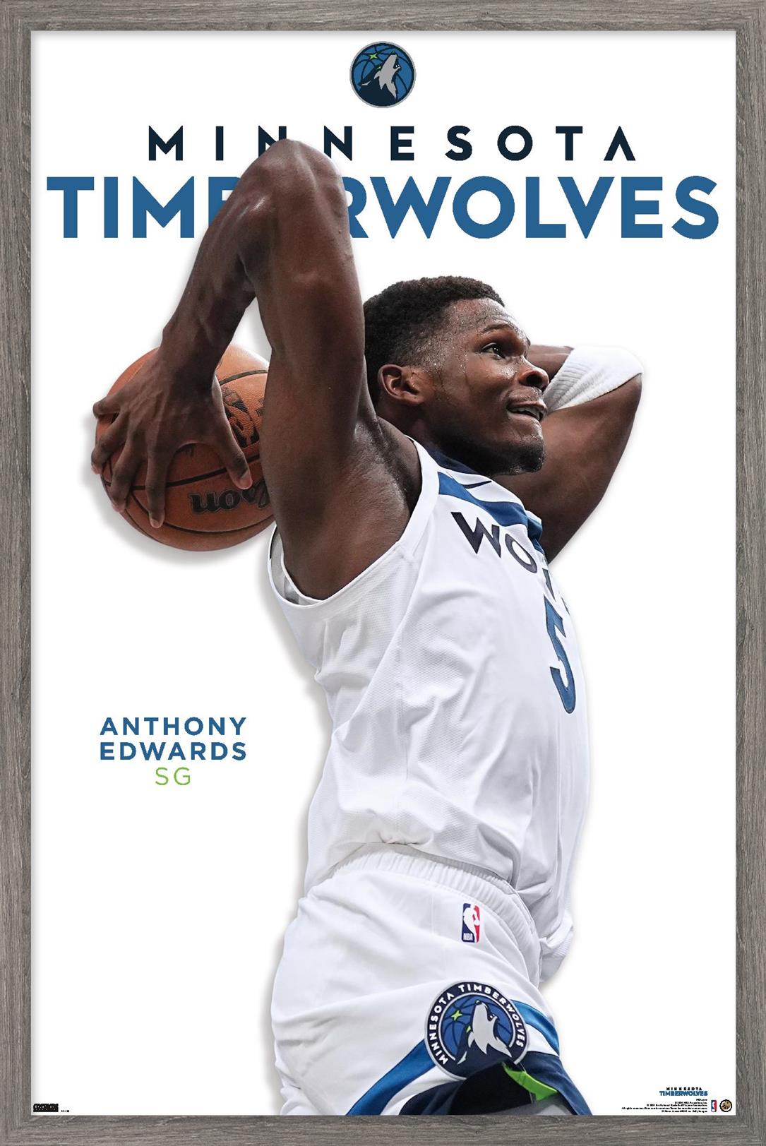 NBA Minnesota Timberwolves - Anthony Edwards Feature Series 24 Wall ...