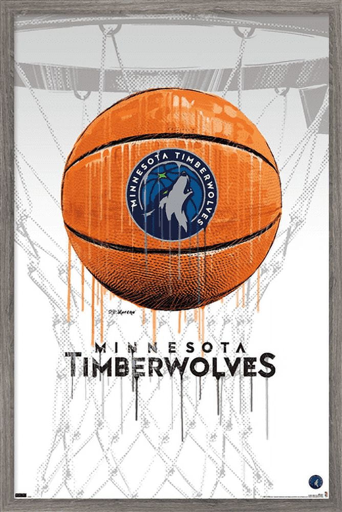 NBA Minnesota Timberwolves - Drip Basketball 21 Wall Poster, 22.375" x ...
