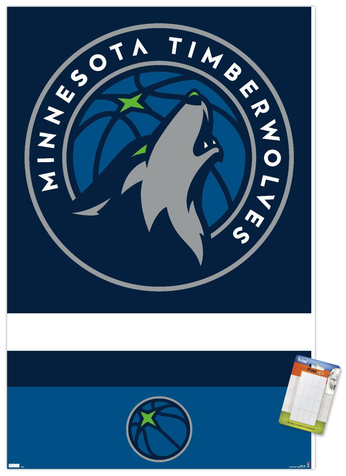 NBA Minnesota Timberwolves - Logo 20 Wall Poster, 14.725" x 22.375 ...