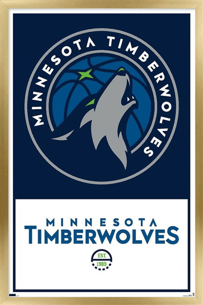 NBA Minnesota Timberwolves - Logo 21 Wall Poster, 14.725" x 22.375 ...