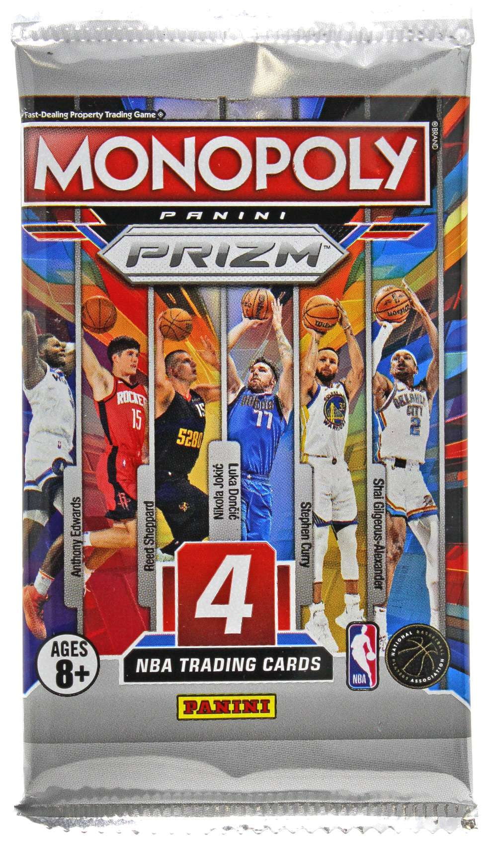NBA Monopoly 2024-25 & Legends Prizm Basketball Trading Card BLASTER ...