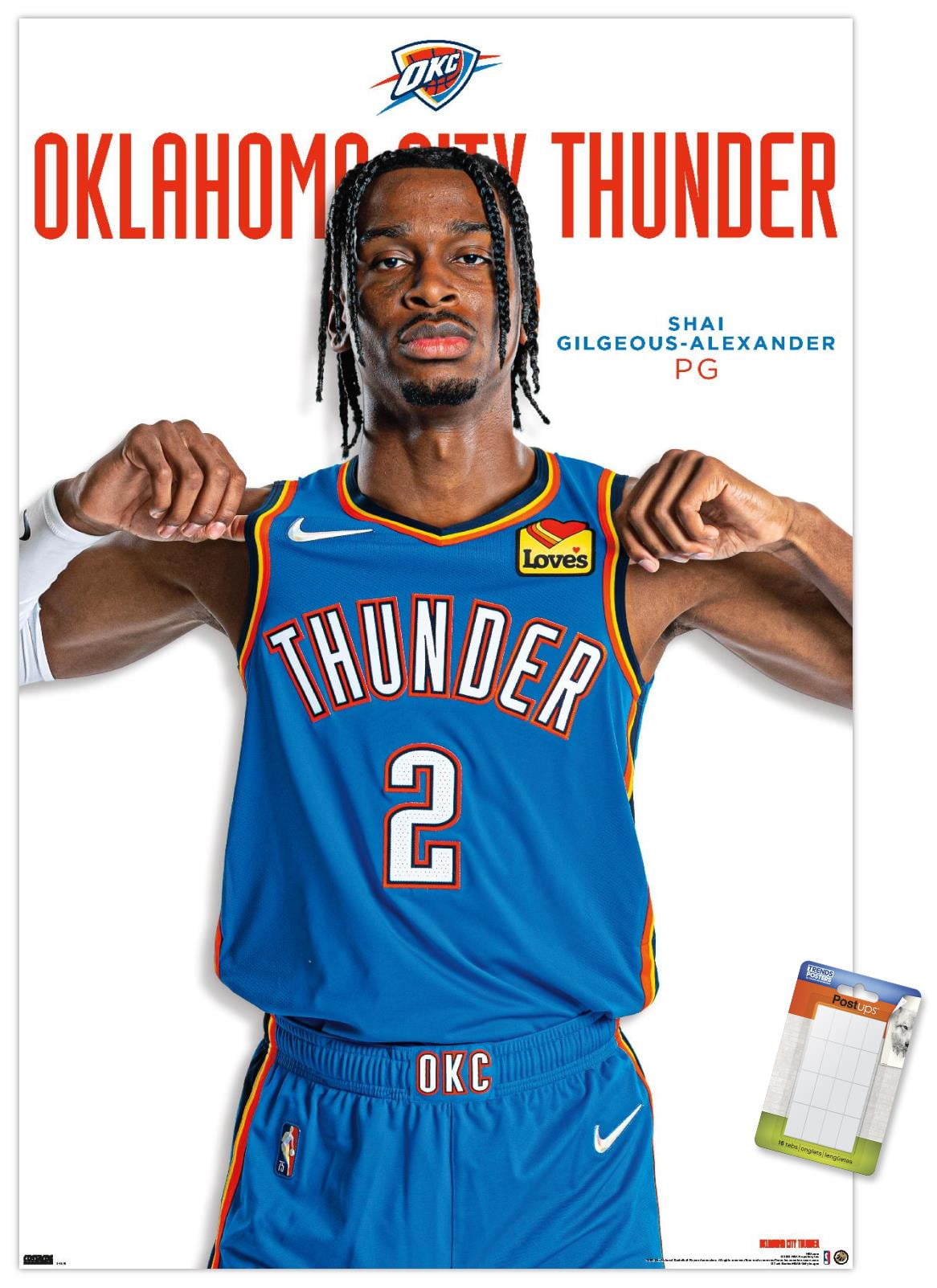 NBA Oklahoma City Thunder - Shai Gilgeous-Alexander Feature Series 23 ...
