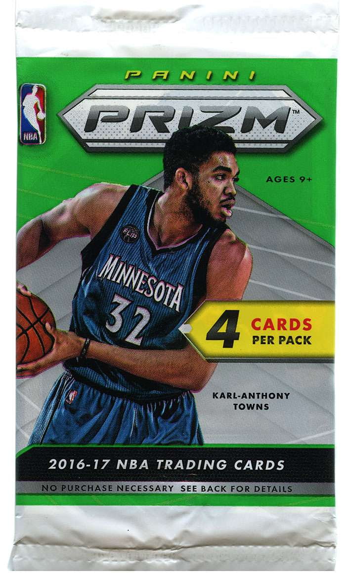 NBA Panini 2016-17 Prizm Basketball Trading Card Pack - Walmart.com