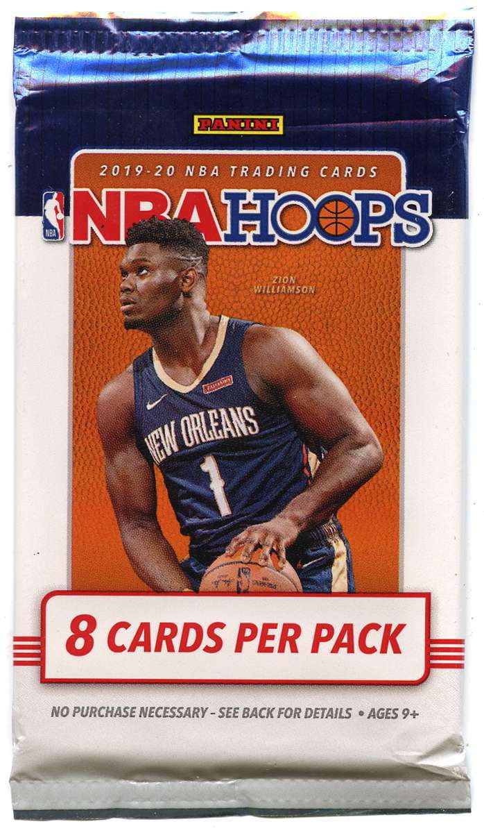 NBA Panini 2019-20 Hoops Basketball Trading Card Pack - Walmart.com