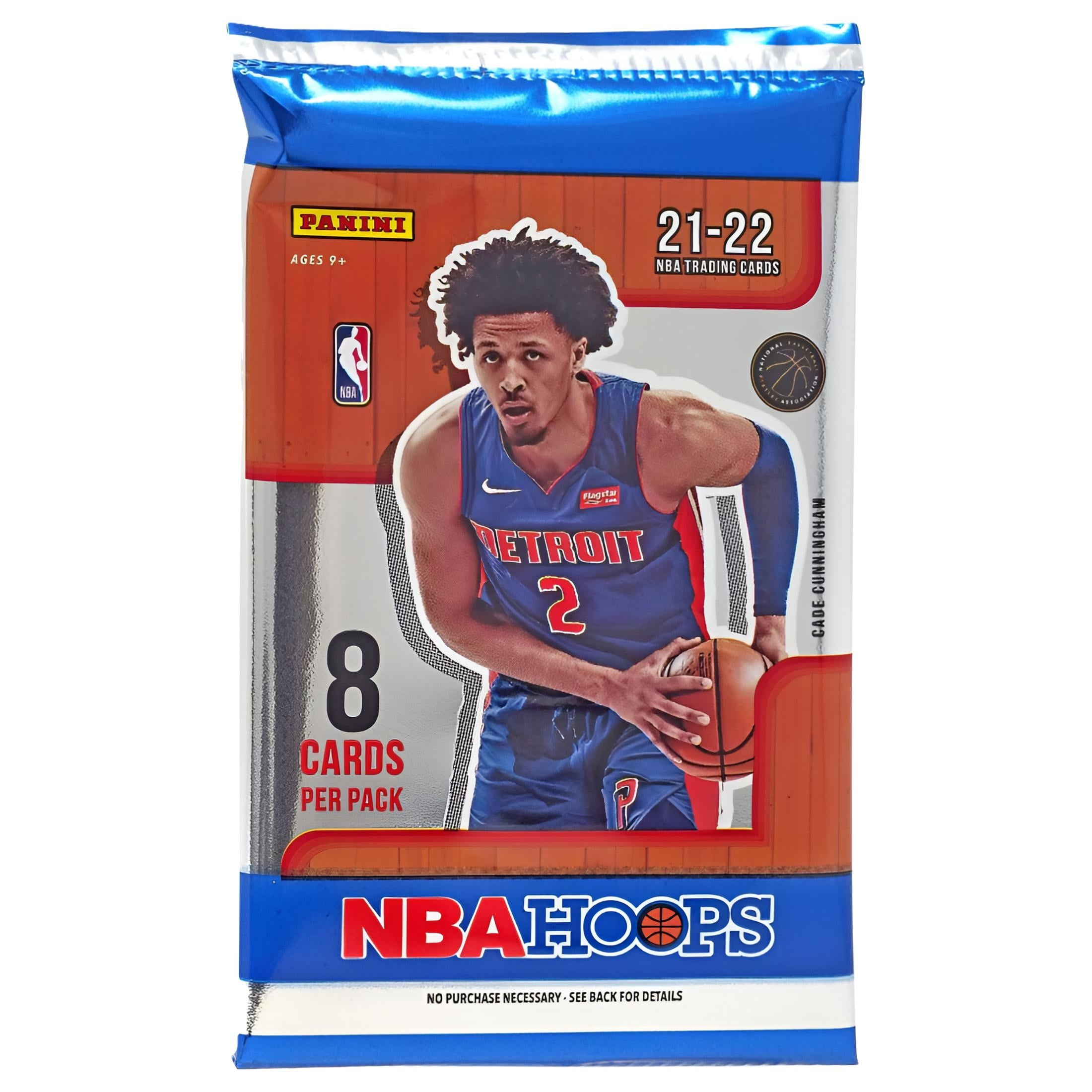 Panini NBA 2021-22 Hoops Basketball Trading Card Pack - 8 Cards ...