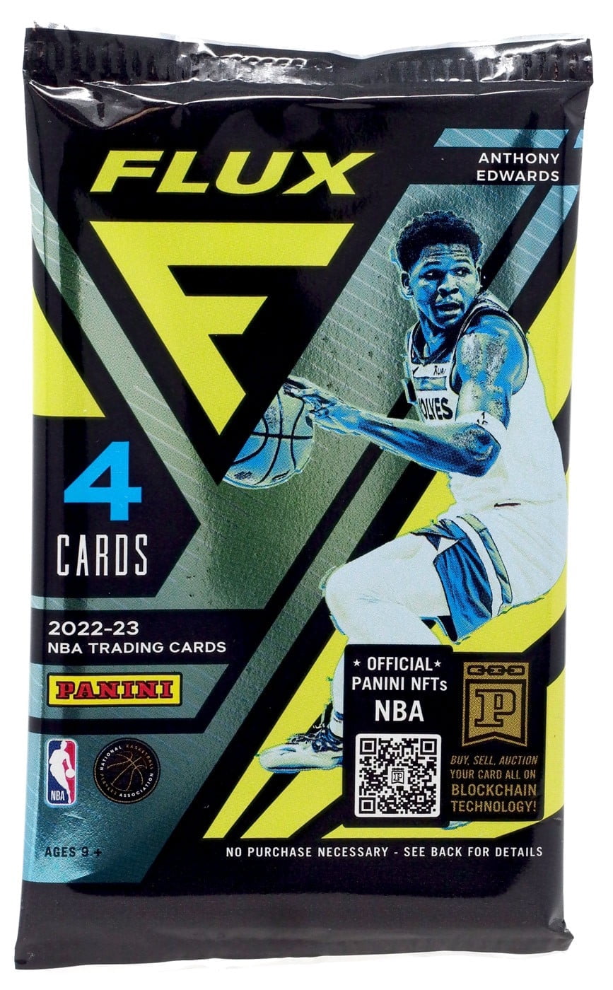 NBA Panini 2022-23 Flux Basketball Trading Card BLASTER Pack (4 Cards ...