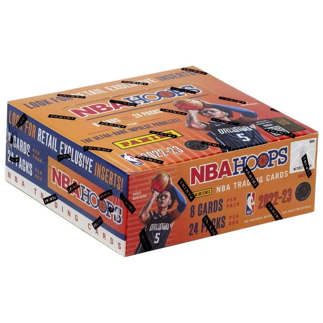 NBA Panini 2022-23 Hoops Basketball Trading Card RETAIL Box (24 Packs) - Walmart.com