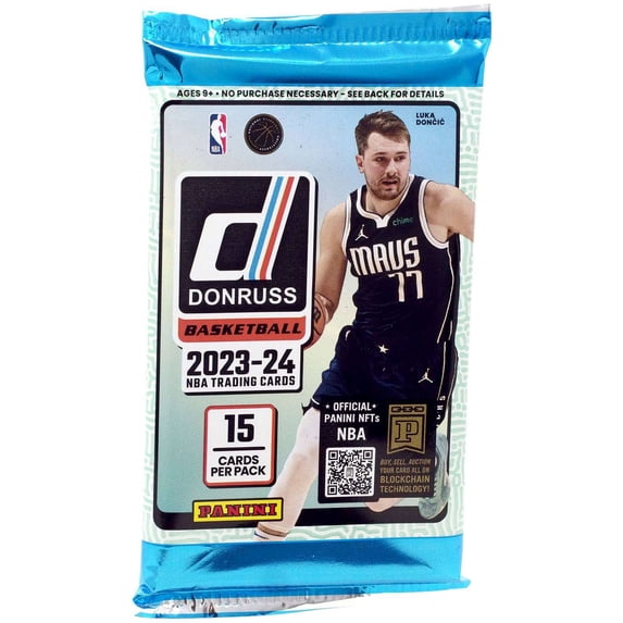 NBA Panini 2023-24 Donruss Basketball Trading Card MEGA Box Pack (15 ...