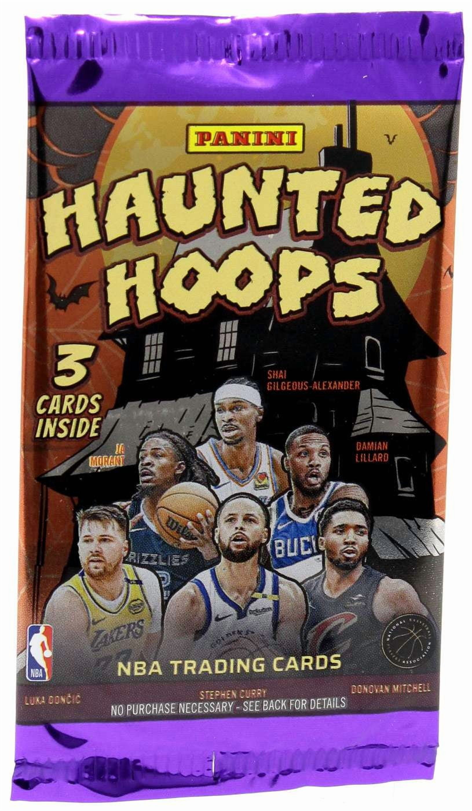 NBA Panini 2024-25 Haunted Hoops Basketball Trading Card Booster Pack ...