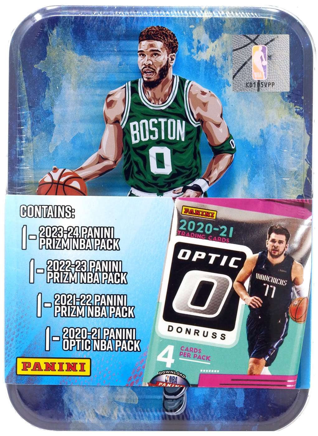 NBA Panini Prizm Jayson Tatum Trading Card COLLECTOR Tin - Walmart.com