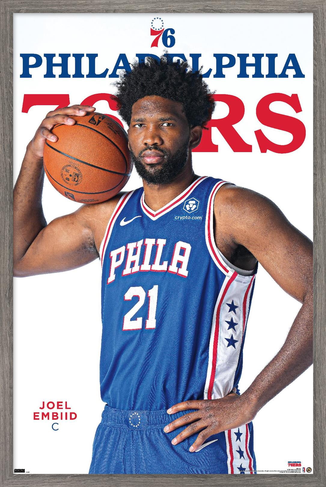 NBA Philadelphia 76ers - Joel Embiid Feature Series 23 Wall Poster, 22. ...