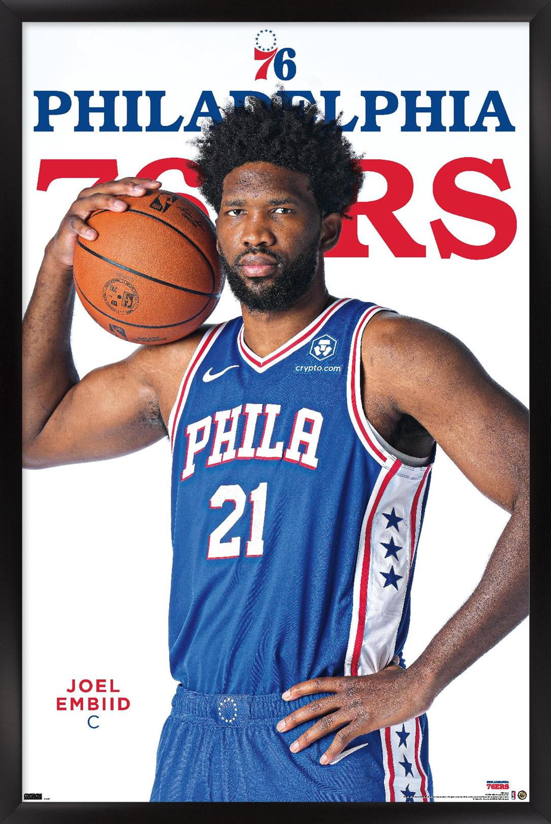 NBA Philadelphia 76ers - Joel Embiid Feature Series 23 Wall Poster, 22. ...