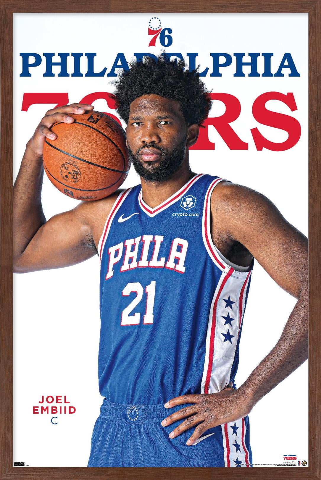 NBA Philadelphia 76ers - Joel Embiid Feature Series 23 Wall Poster, 22. ...