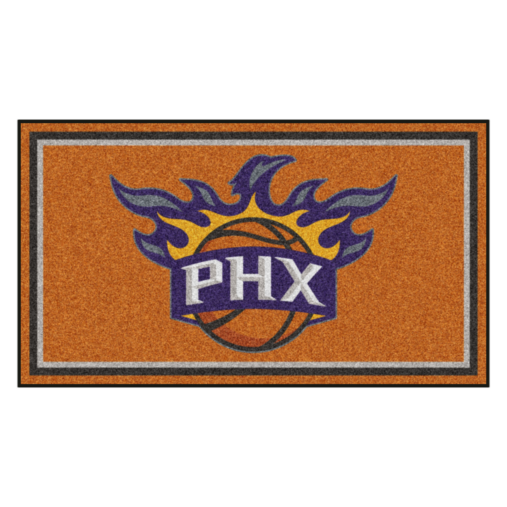 Free Shipping! NBA Phoenix Suns 3'x5' Ultra Plush Nylon Area Rug with ...