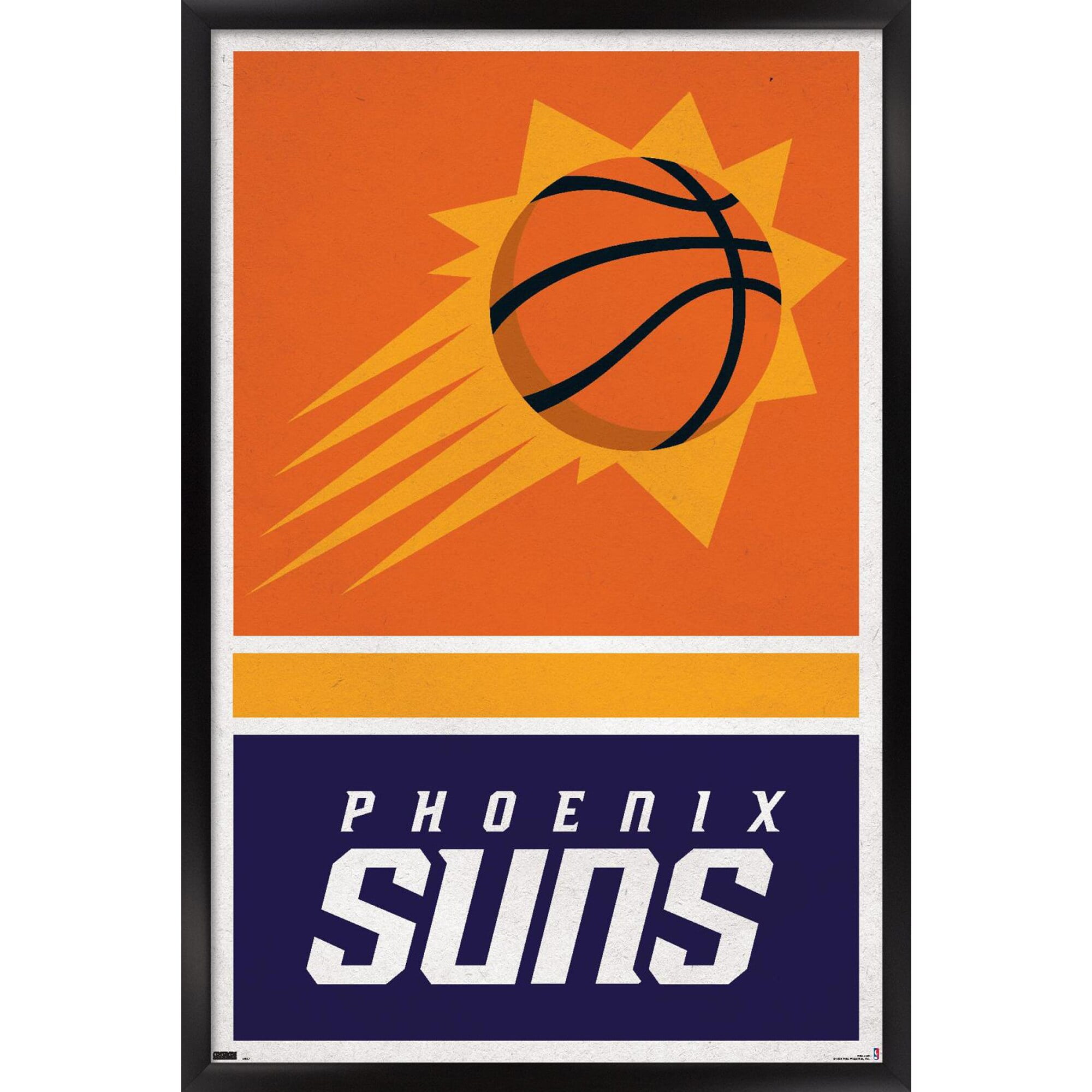 NBA Phoenix Suns - Logo 20 Wall Poster, 22.375" x 34", Framed - Walmart.com