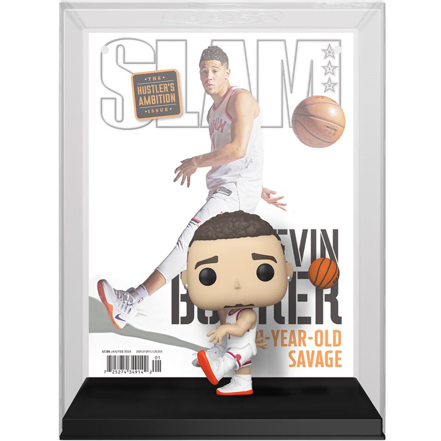 NBA SLAM Devin Booker Funko Pop! Cover Figure with Case - Walmart.com