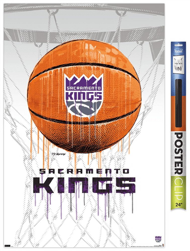 NBA Sacramento Kings - Drip Basketball 21 Wall Poster, 22.375" x 34 ...