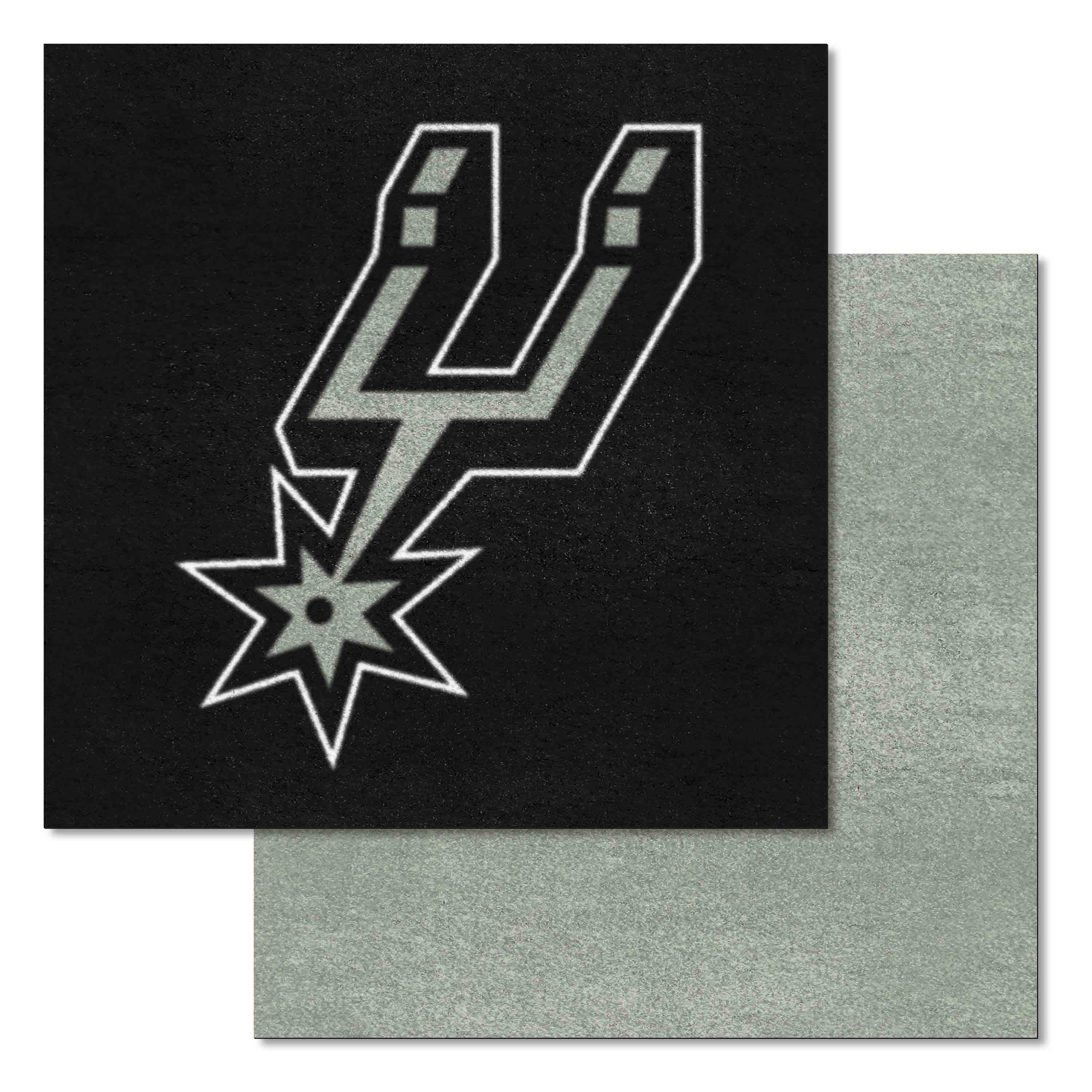 NBA - San Antonio Spurs 18"x18" Carpet Tiles - Walmart.com