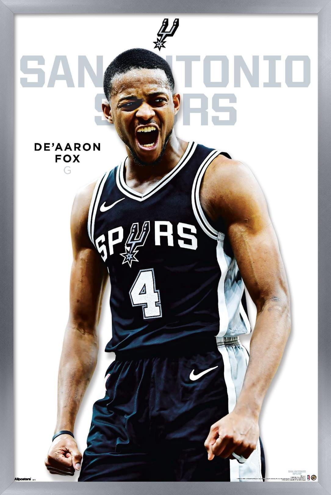 NBA San Antonio Spurs - De'Aaron Fox Feature Series 25 Wall Poster, 22. ...